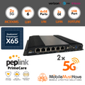 Pepwave MAX BR2 Pro Dual 5G/CAT-20 Mobile Router, WIFI 6, 4 Port Switch ...