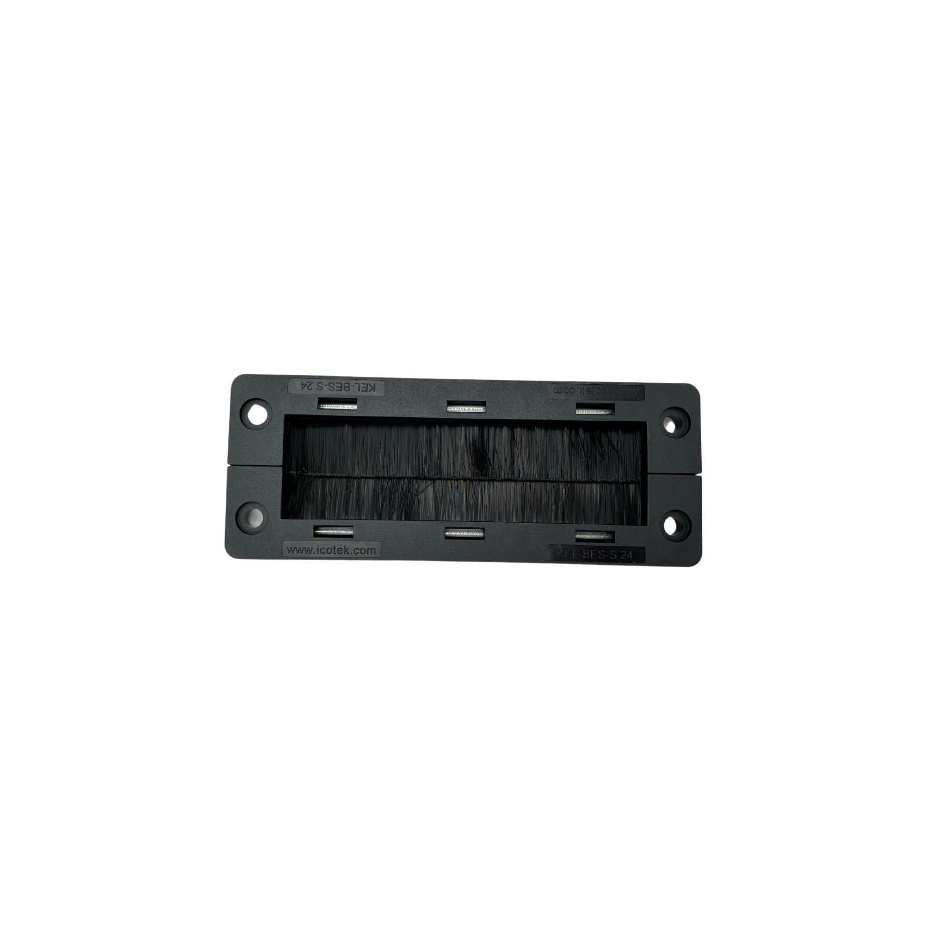 Rectangle Split Frame Interior Mount Cable Entry Brush Frame - 58mm x ...