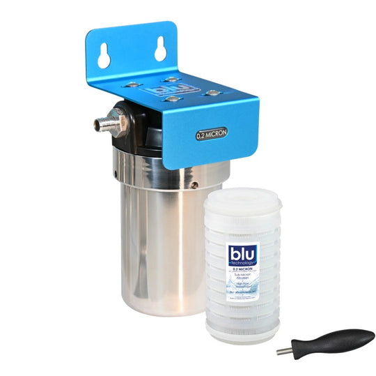 Blu Tech Solo 1-Stage Fixed Mounted Water Filtration System, Steel ...