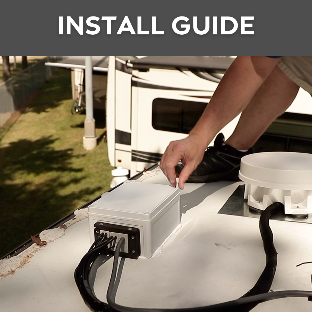 Cable Entry Roof Box For Cellular, WiFi, Starlink, Solar for up to 24 ...