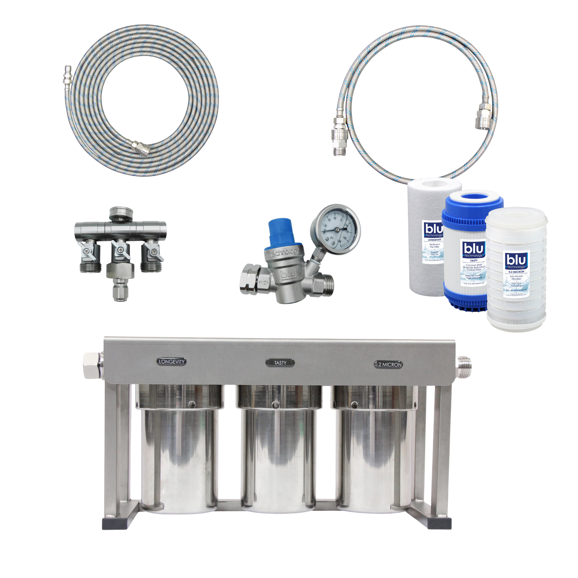 3-Stage RV Water Filter Bundle | Max Filtration for Campers ...