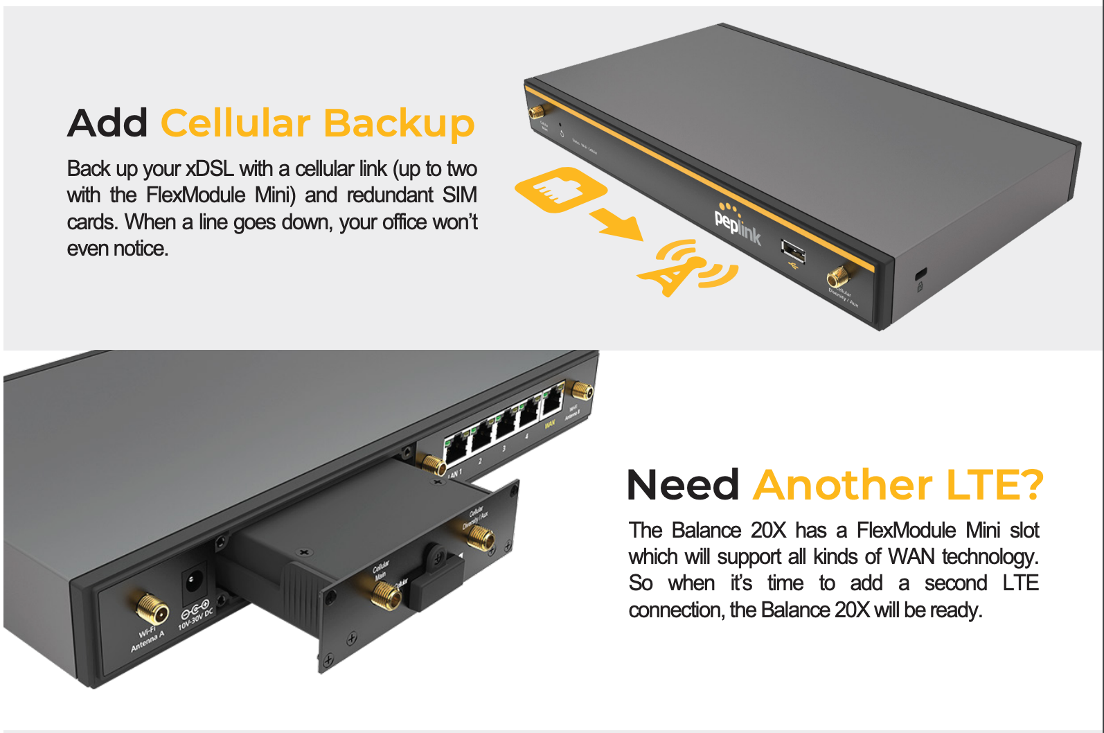 Peplink Balance 20x Expandable Mobile Router – MobileMustHave.com